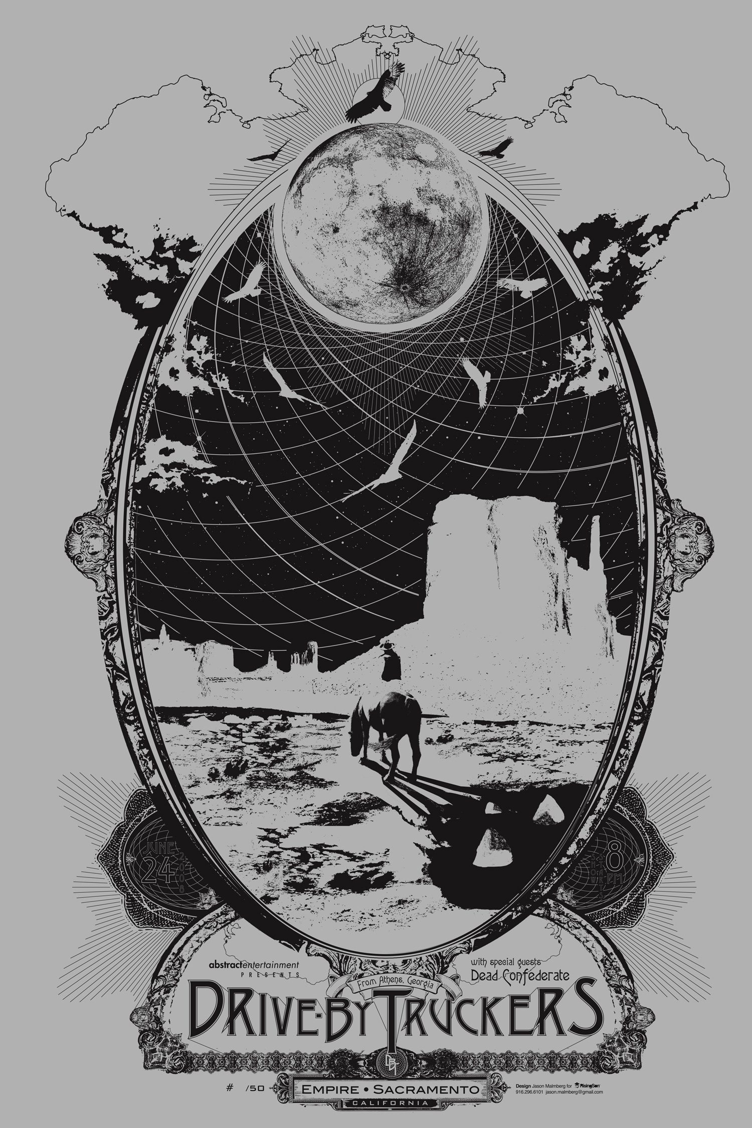 Metallica Poster Philadelphia 2017 | Jason Malmberg Decabet